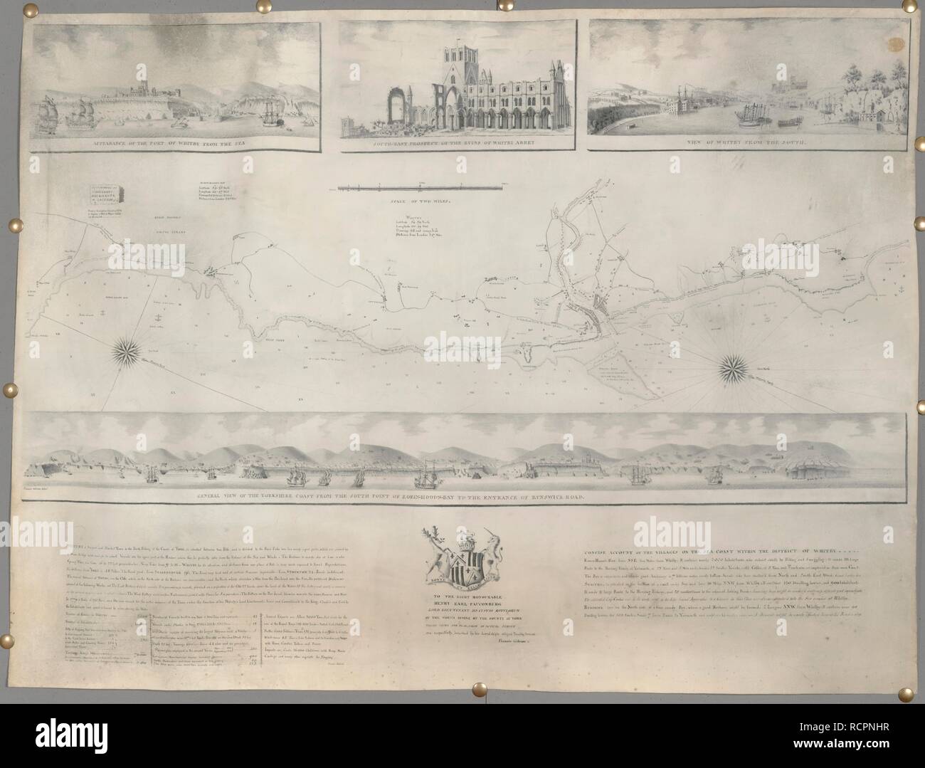 Whitby map hi-res stock photography and images - Alamy