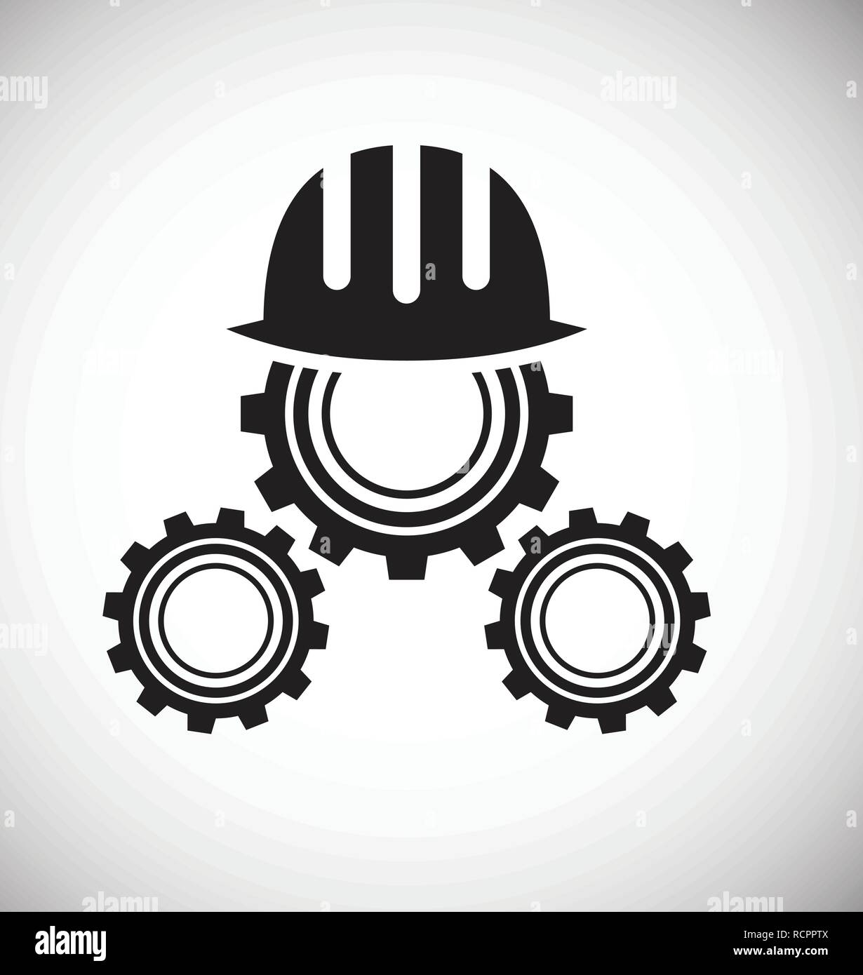 Engineering icon on white background for graphic and web design, Modern ...