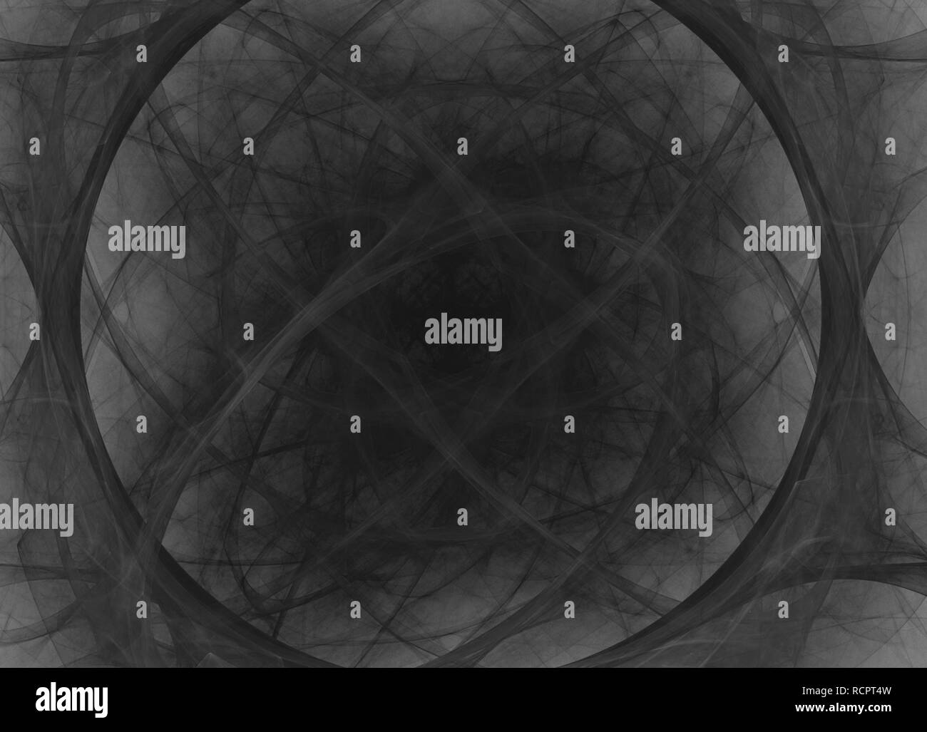 Black and white background. Fantasy pattern texture. Digital art. 3D ...