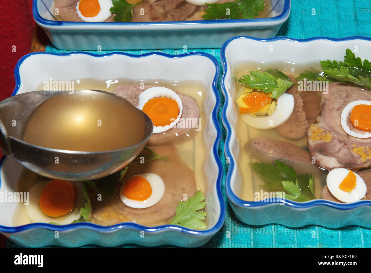 Jellied beef tongue hi-res stock photography and images - Alamy