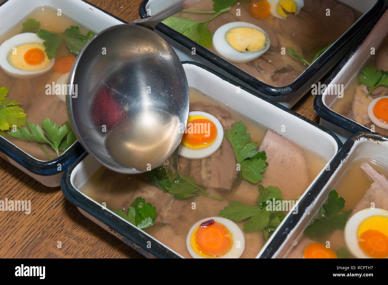 Beef tongue jelly hi-res stock photography and images - Alamy
