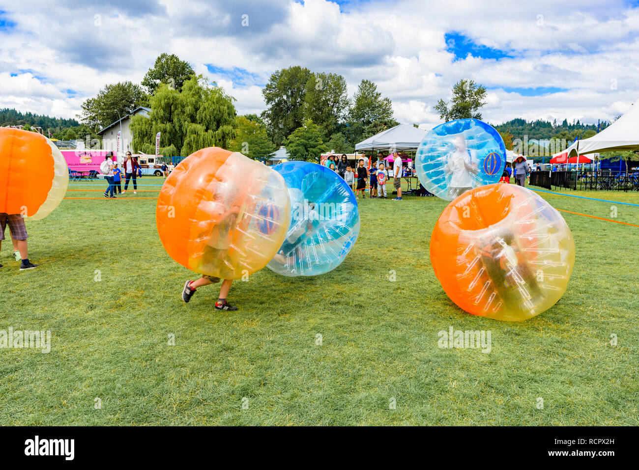 Inflatable bubble ball hi-res stock photography and images - Alamy