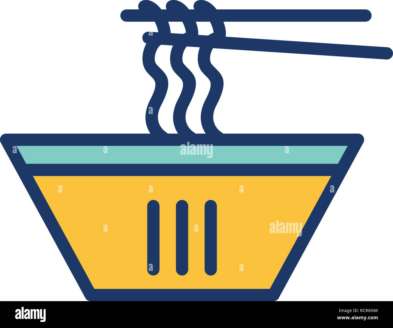 Vector Noodles Icon Stock Vector Image & Art - Alamy