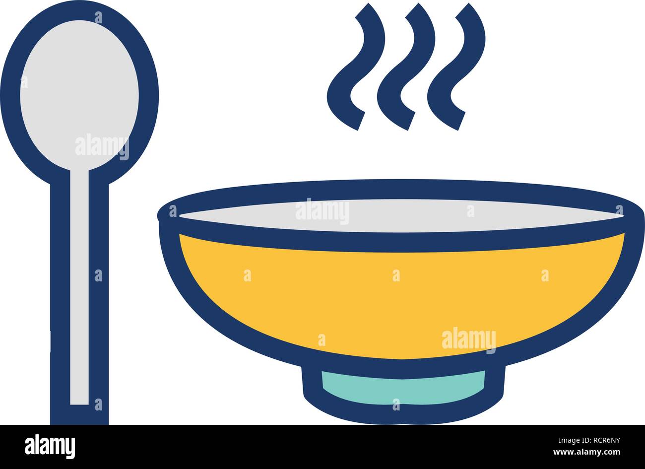 Vector Soup Icon Stock Vector Image & Art - Alamy