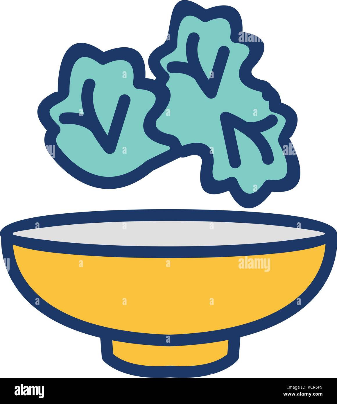 Vector Salad Icon Stock Vector Image & Art - Alamy