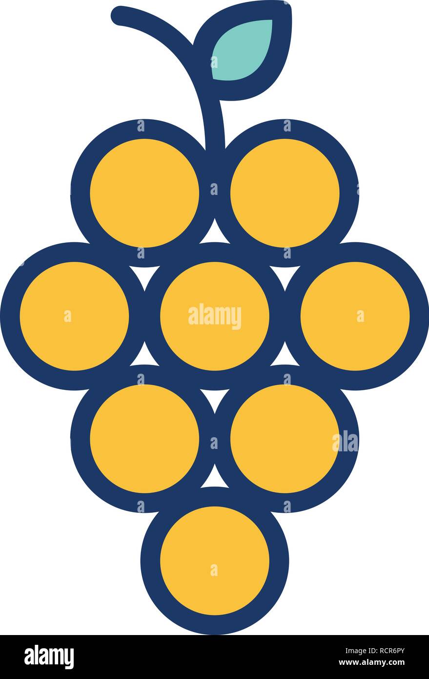 Vector Grapes Icon Stock Vector Image & Art - Alamy