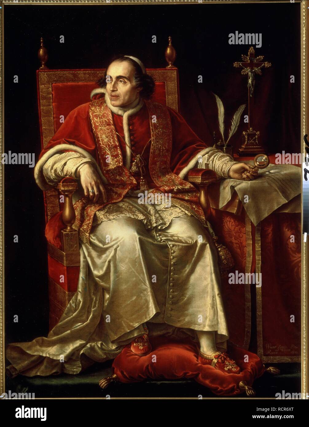 Portrait of Pope Pius VII (1742-1823). Museum: State A. Pushkin Museum ...