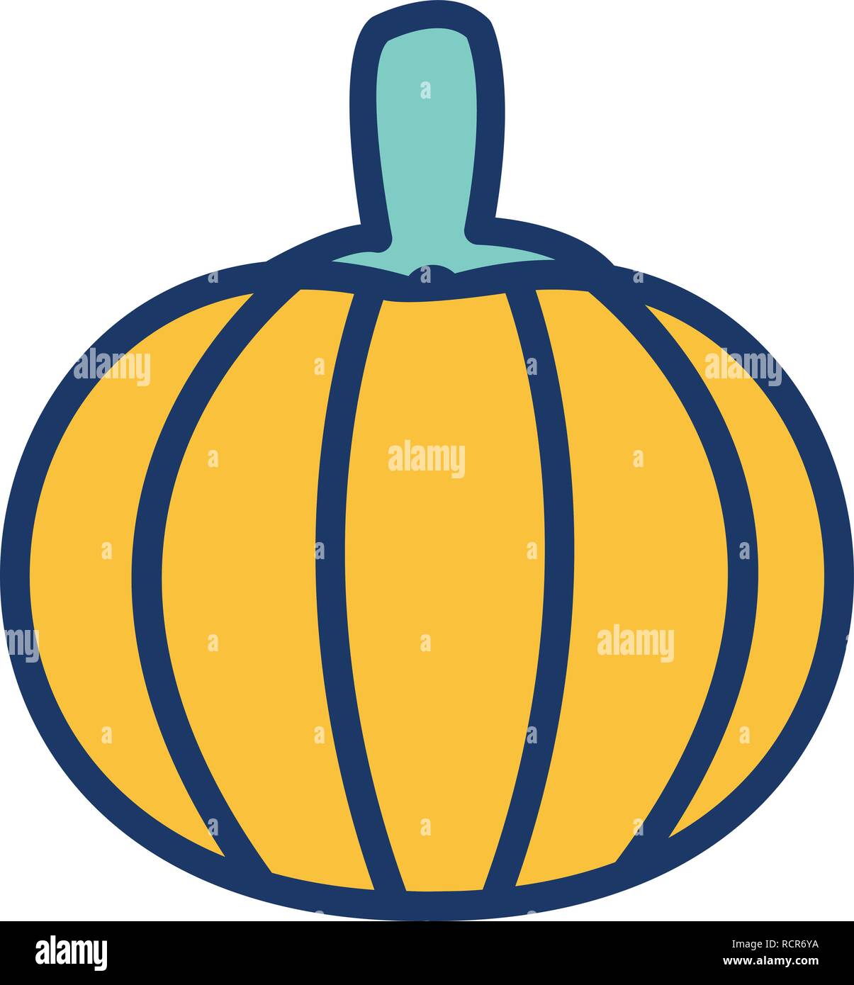 Vector Pumpkin Icon Stock Vector Image & Art - Alamy