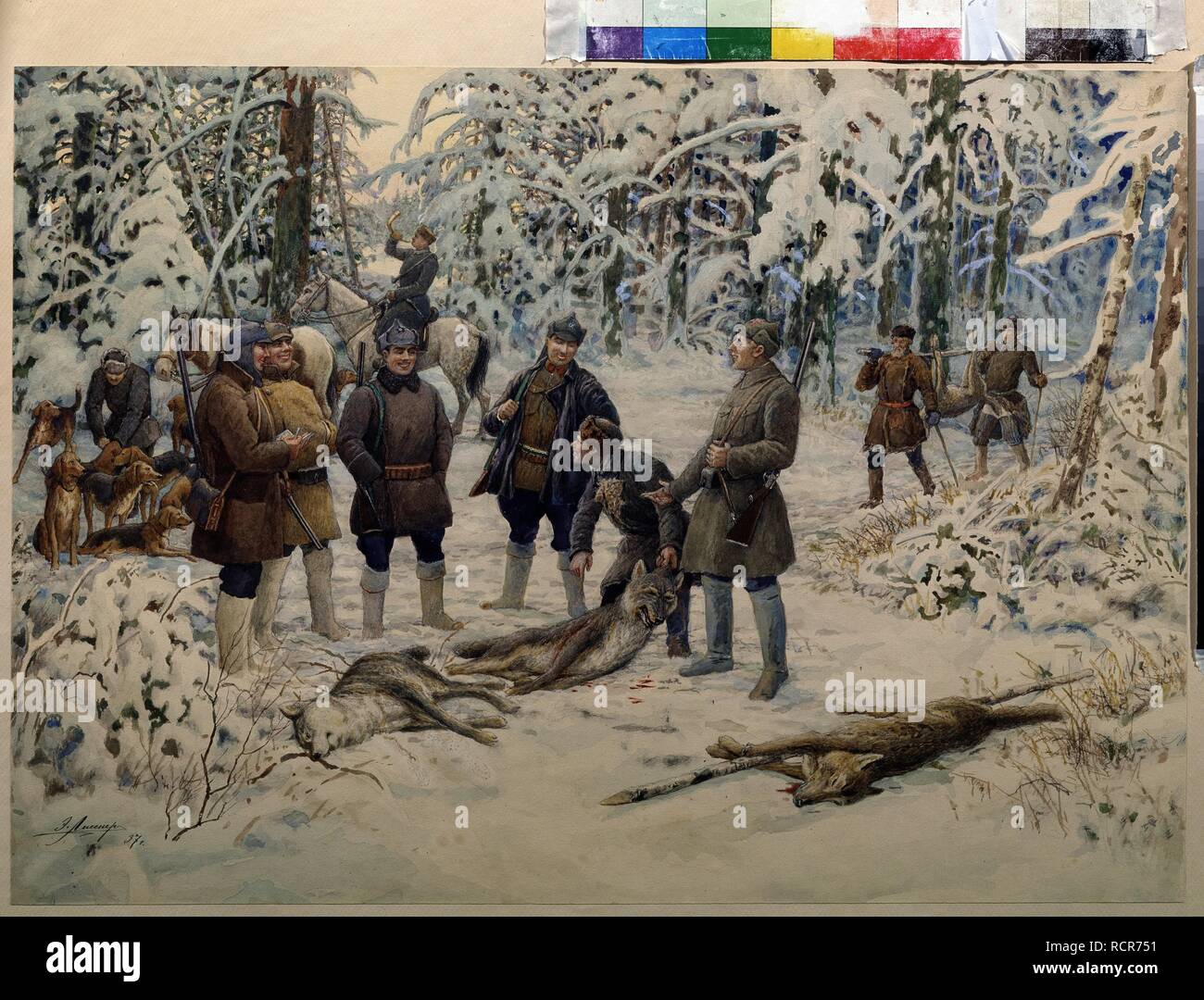 After a successful hunt. Museum: State Central Military Museum, Moscow ...
