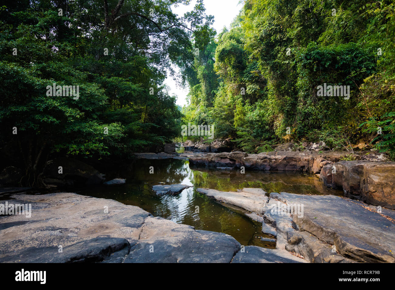 Summer landscape on tropical koh Kood island in Thailand. Beautiful ...