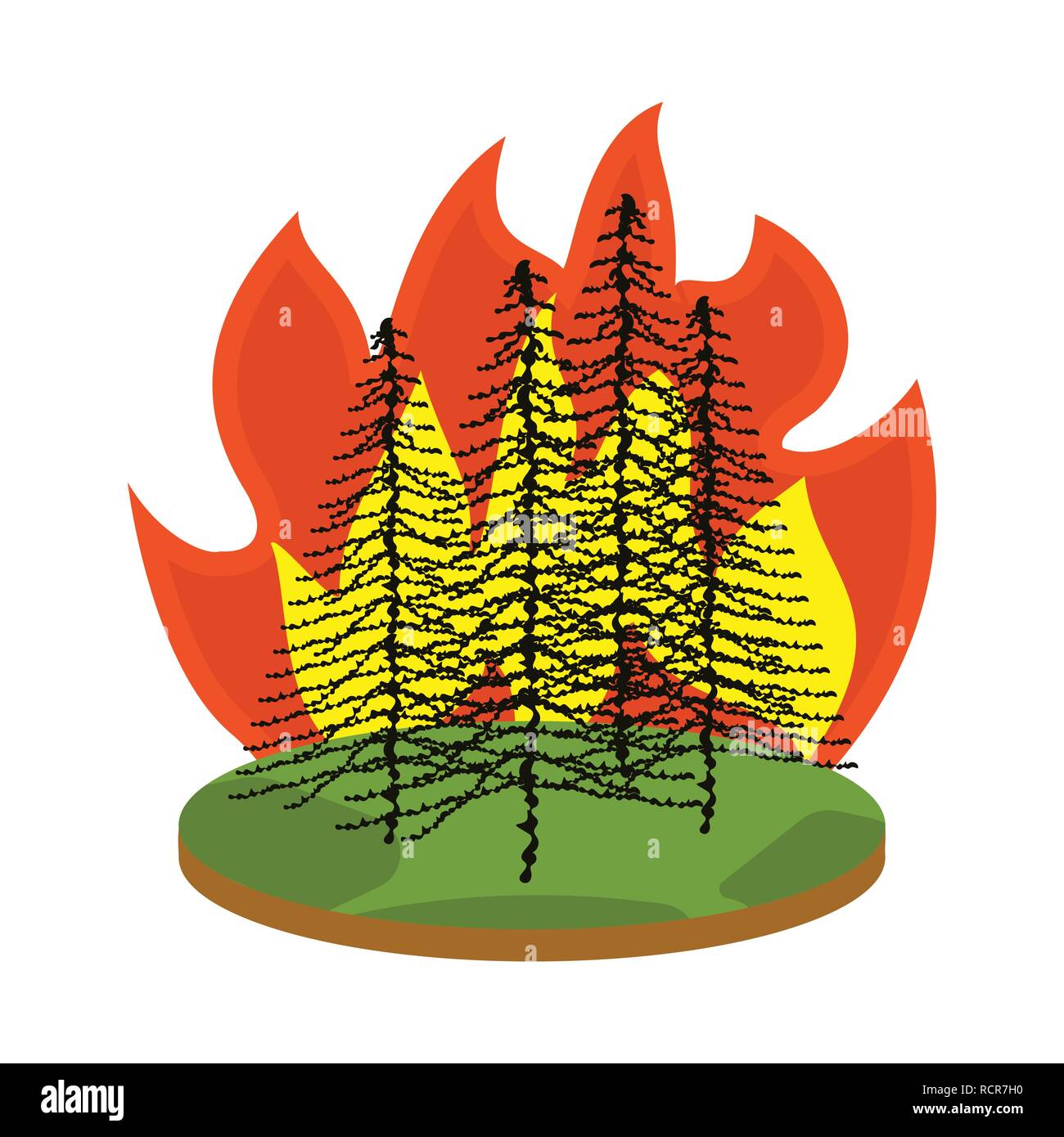 Calamity forest Stock Vector Images - Alamy