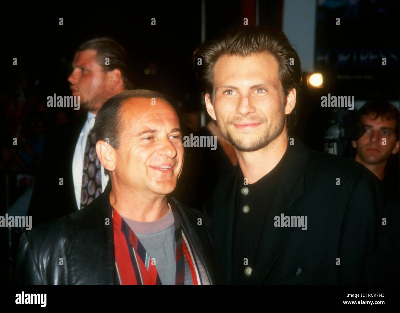 HOLLYWOOD, CA - SEPTEMBER 8: Actor Joe Pesci and actor Christian Slater ...