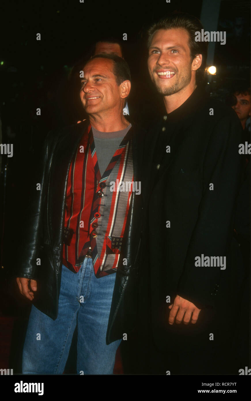 HOLLYWOOD, CA - SEPTEMBER 8: Actor Joe Pesci and actor Christian Slater ...
