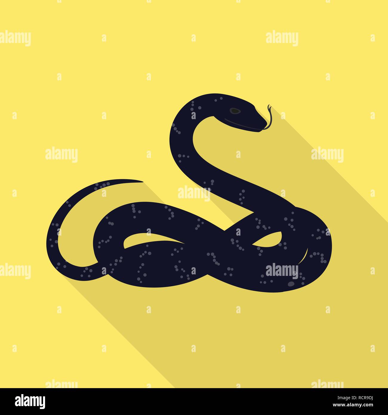 Vector design of skin and reptile symbol. Set of skin and danger stock ...