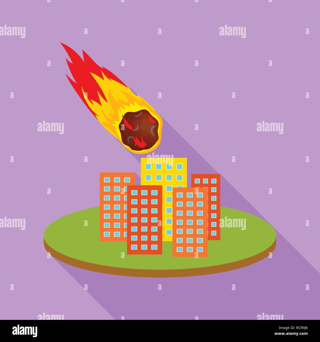 Vector illustration of collapse and environment sign. Collection of ...
