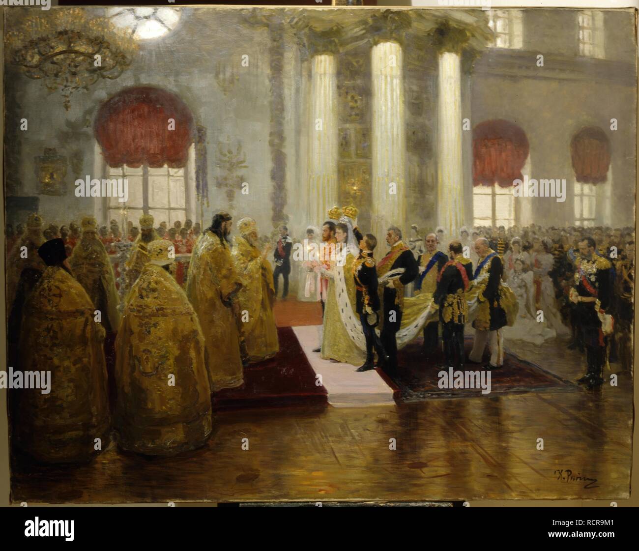 The wedding of Tsar Nicholas II and the Princess Alix of Hesse ...