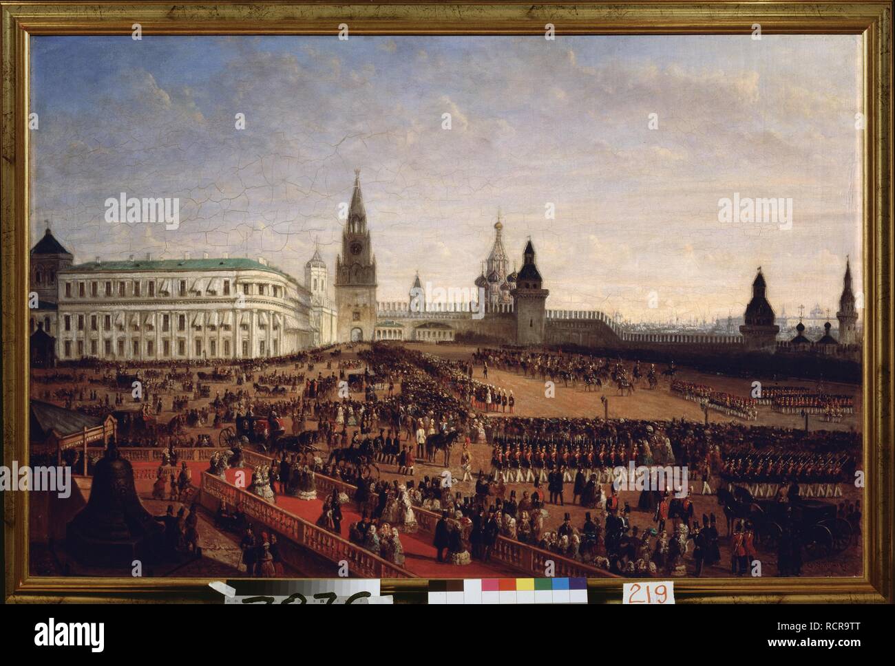 Military parade during the Coronation of the Emperor Alexander II in ...