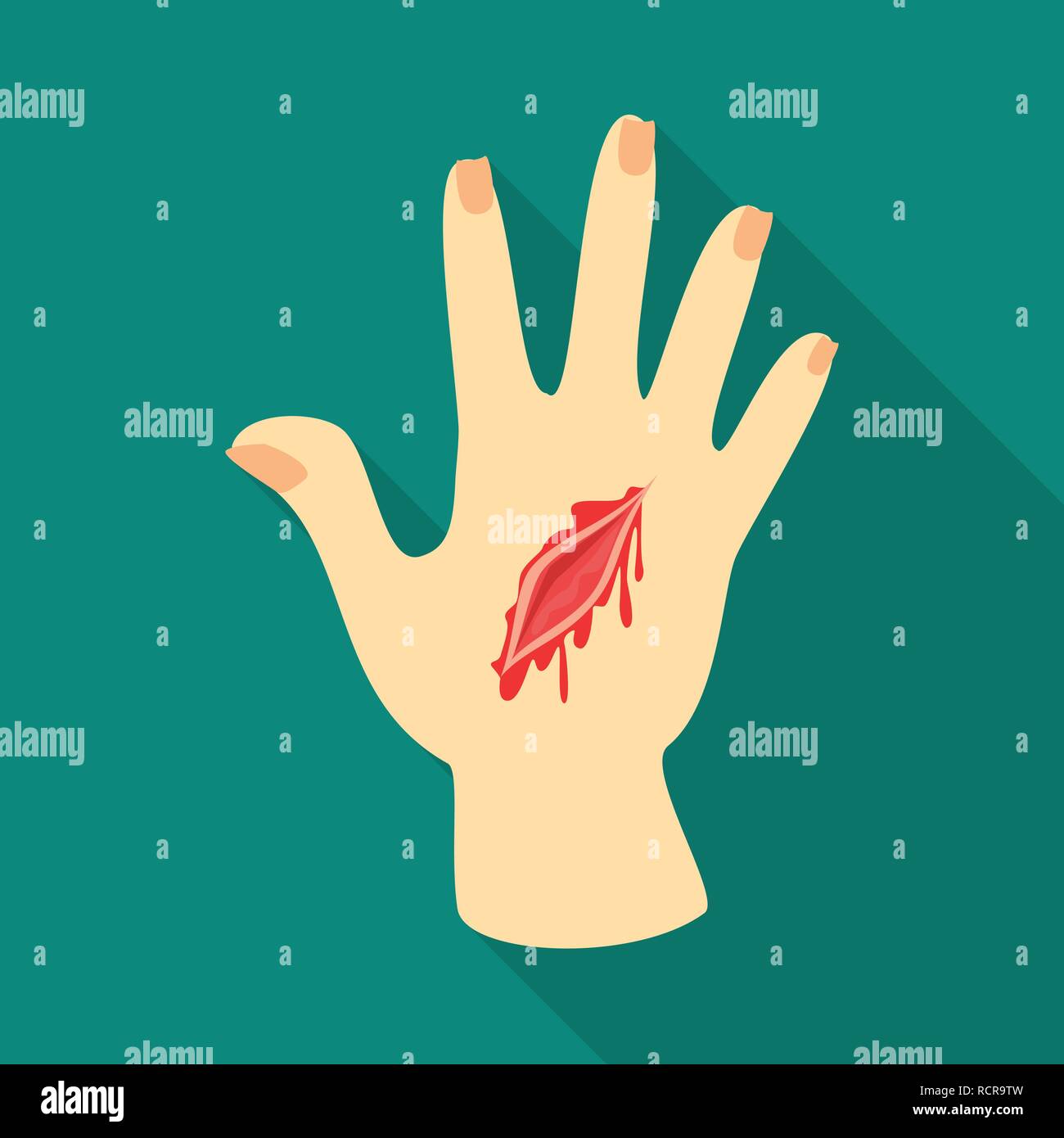 Isolated object of damage and wound icon. Set of damage and rendering ...