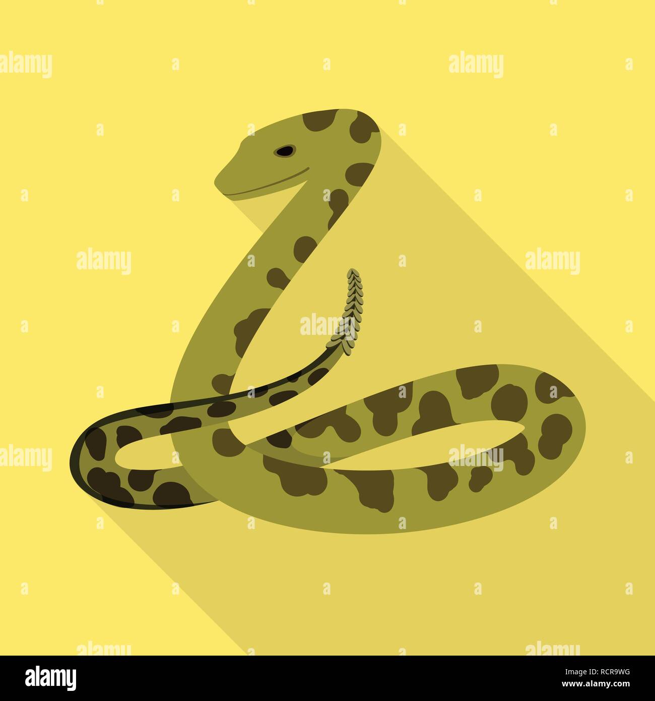 Vector Design Of Skin And Reptile Sign Collection Of Skin And Danger Stock Vector Illustration