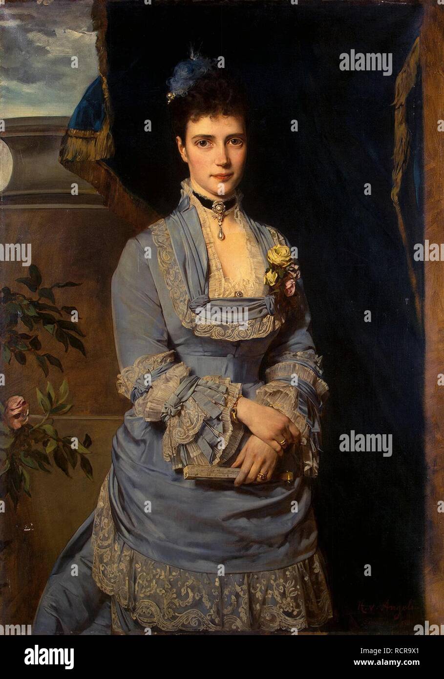 Portrait of Grand Duchess Maria Fyodorovna, Princess Dagmar of Denmark ...