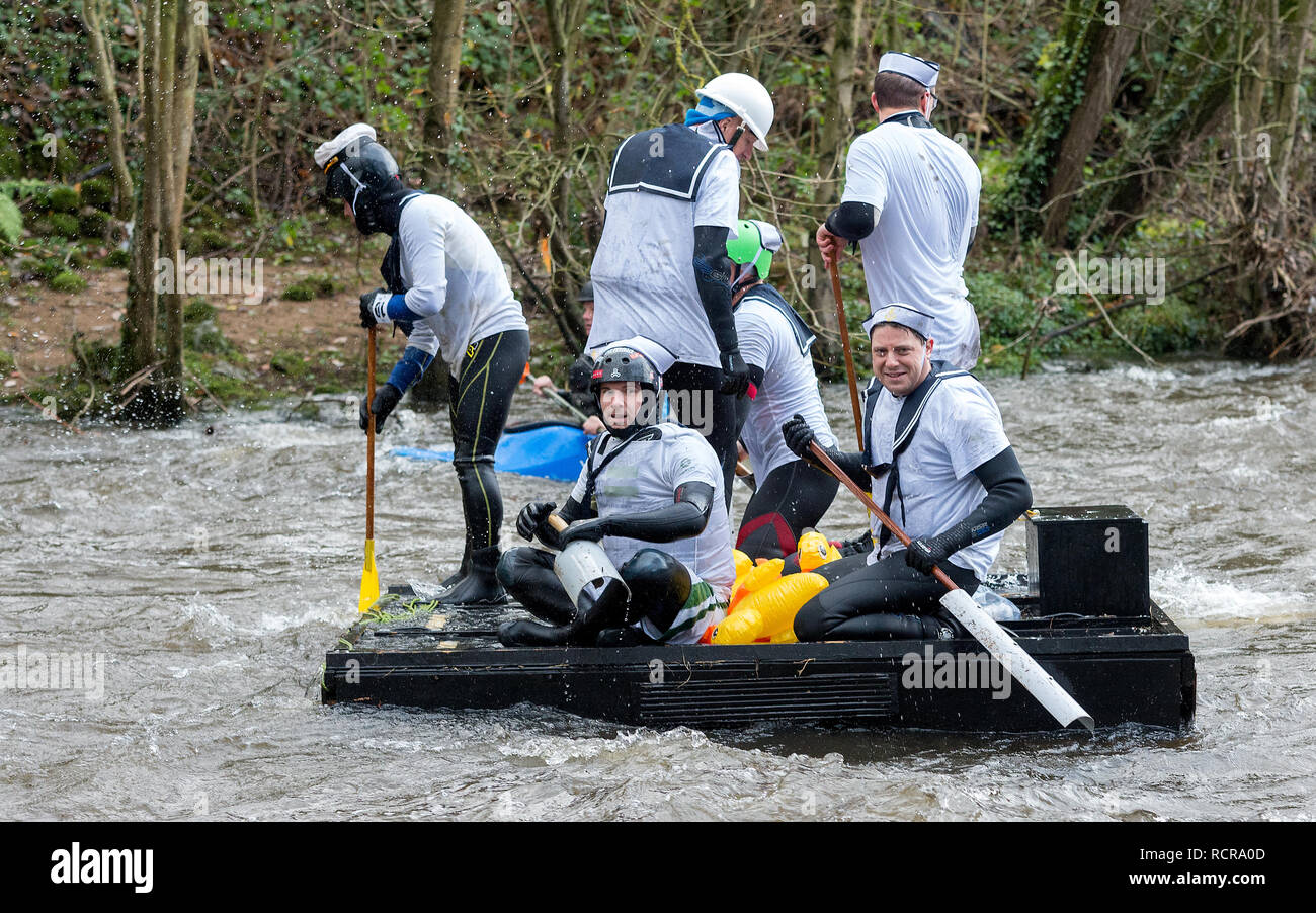 Participants In The Matlock Boxing Day Raft Race 2016 Matlock ...