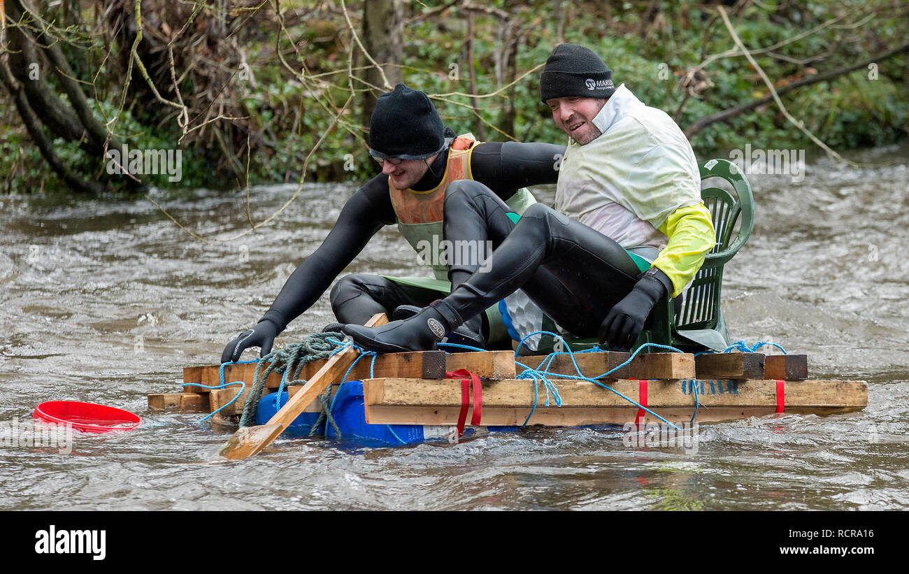 Participants In The Matlock Boxing Day Raft Race 2016 Matlock ...