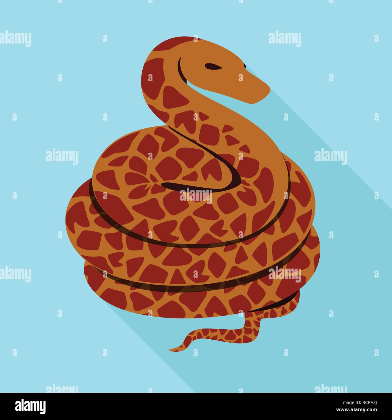 Vector Illustration Of Skin And Reptile Sign Set Of Skin And Danger Stock Vector Illustration