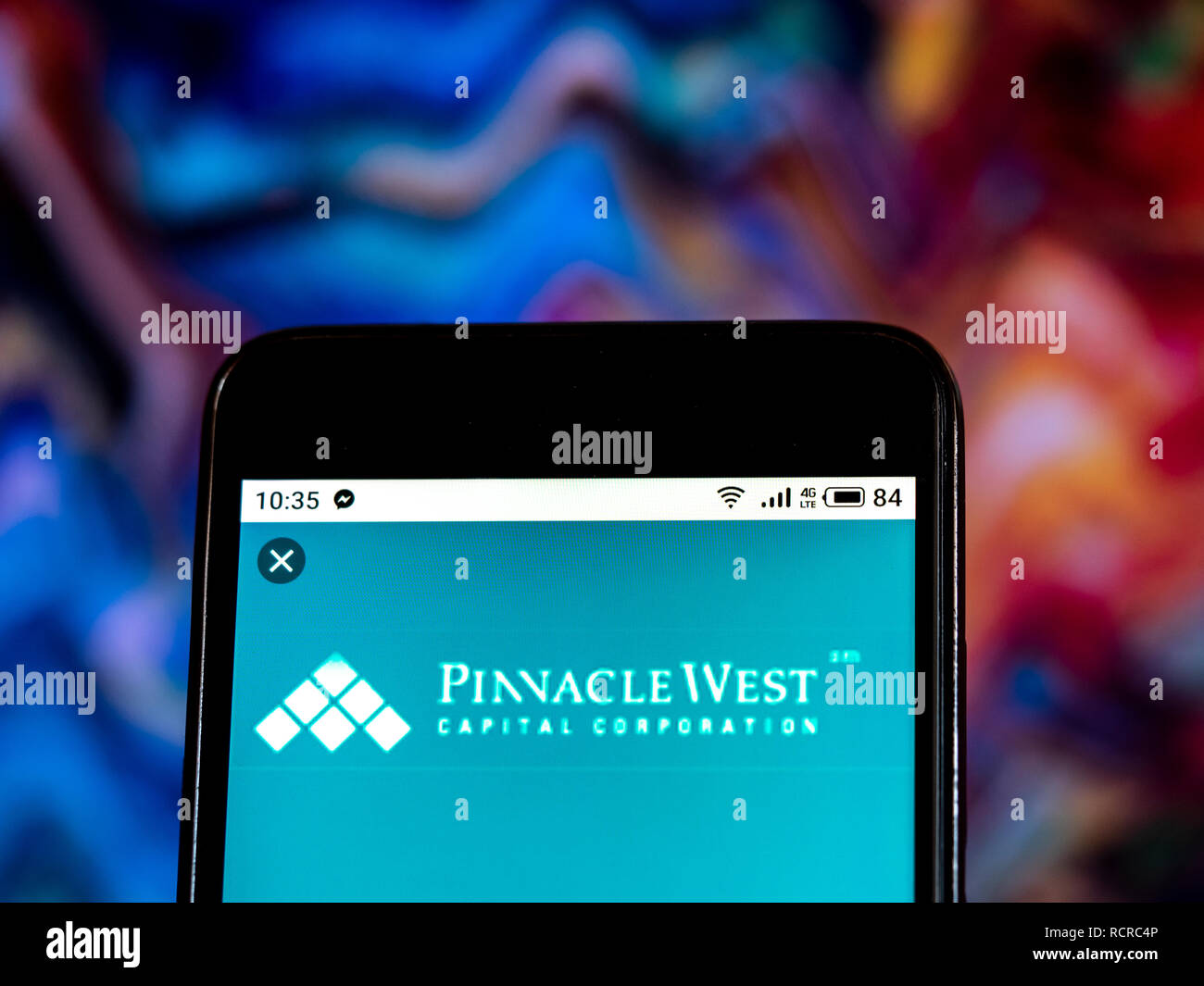Pinnacle west logo hi-res stock photography and images - Alamy