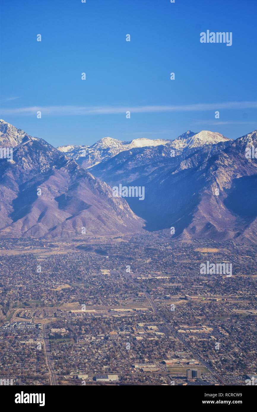 Salt lakes utah aerial hi-res stock photography and images - Alamy