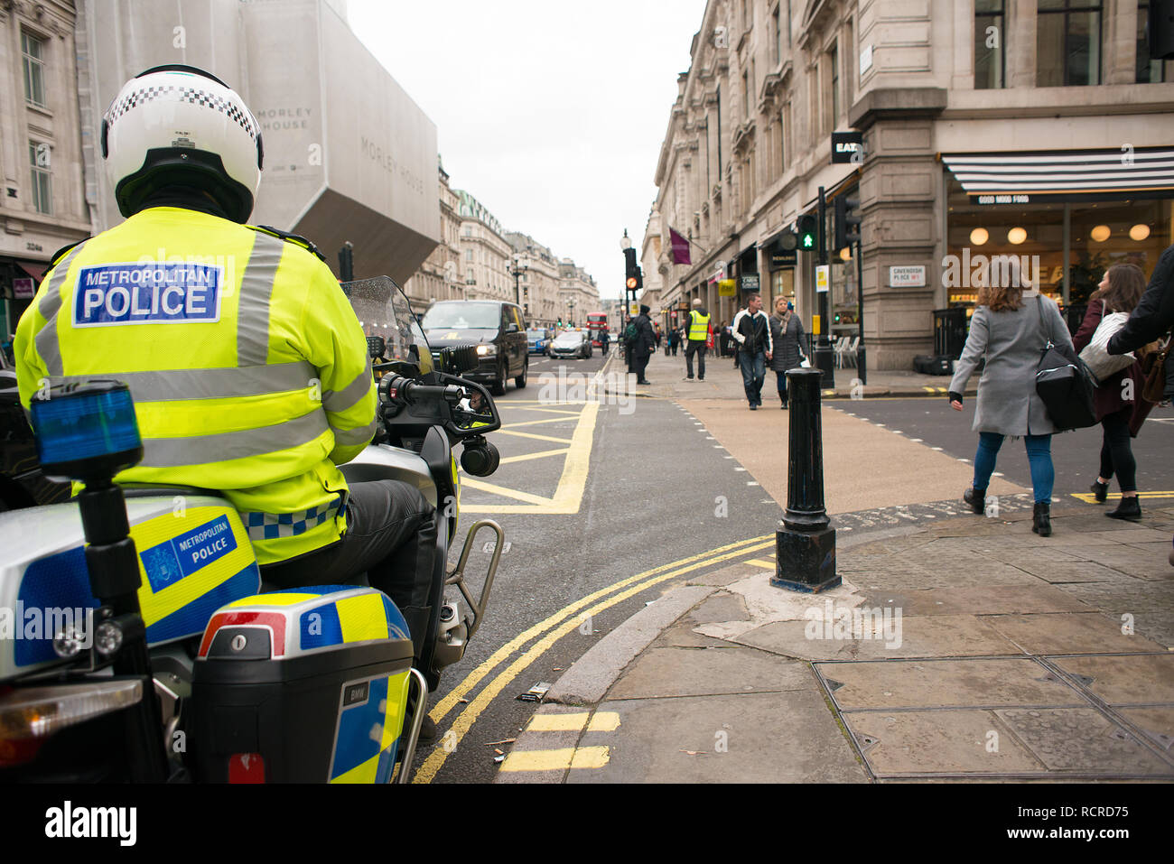 Traffic control with police motorbike hi-res stock photography and ...