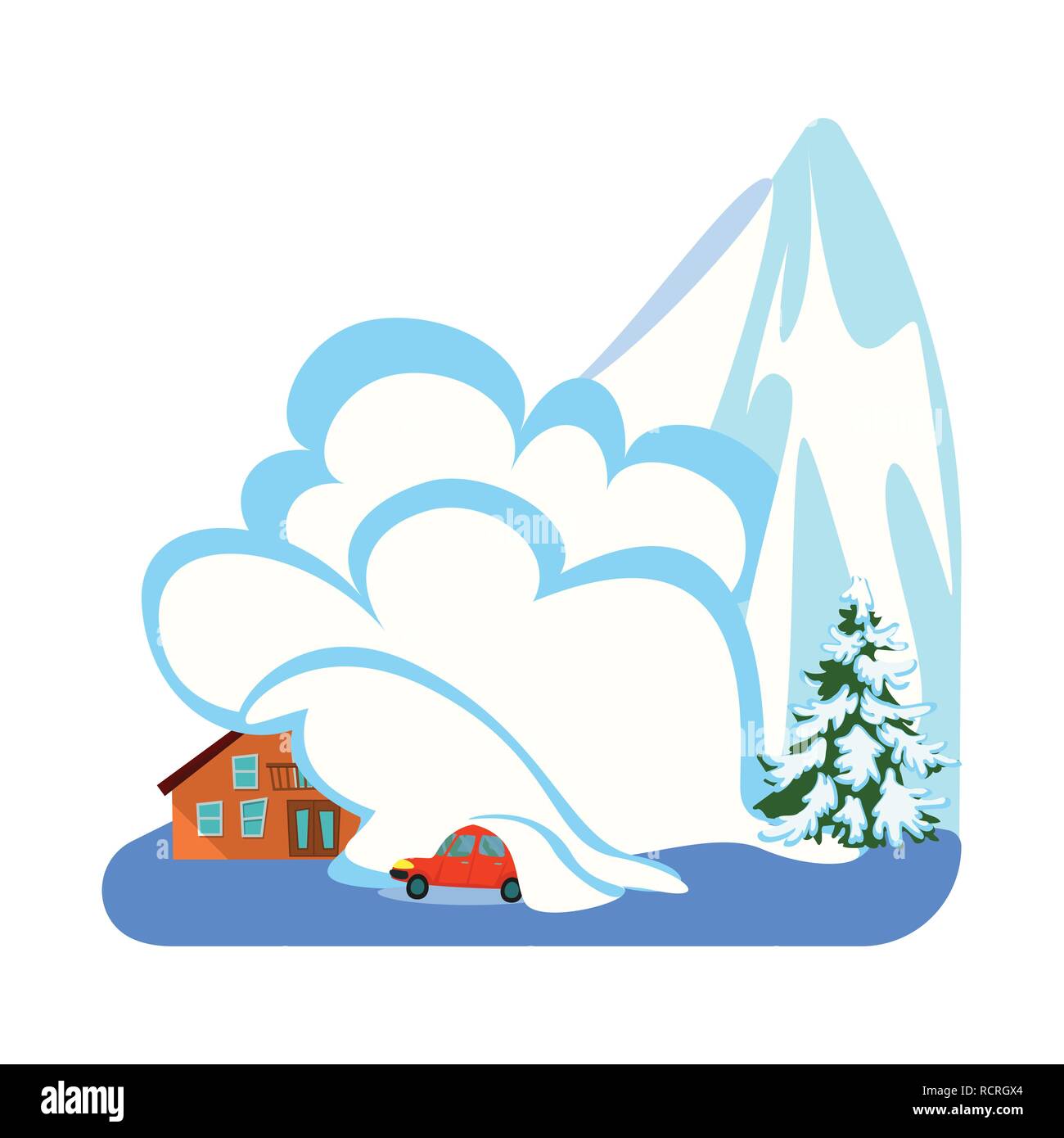 Vector illustration of cataclysm and disaster logo. Collection of ...