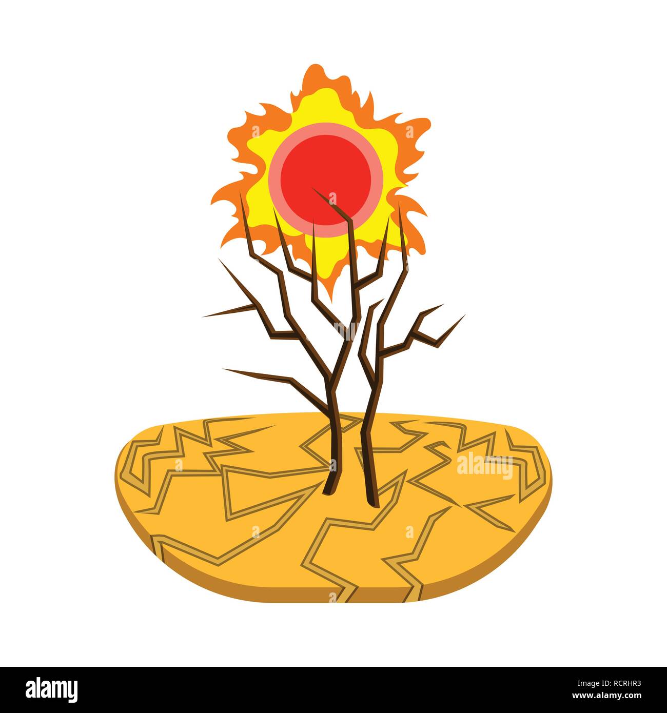 Vector design of cataclysm and disaster logo. Set of cataclysm and ...