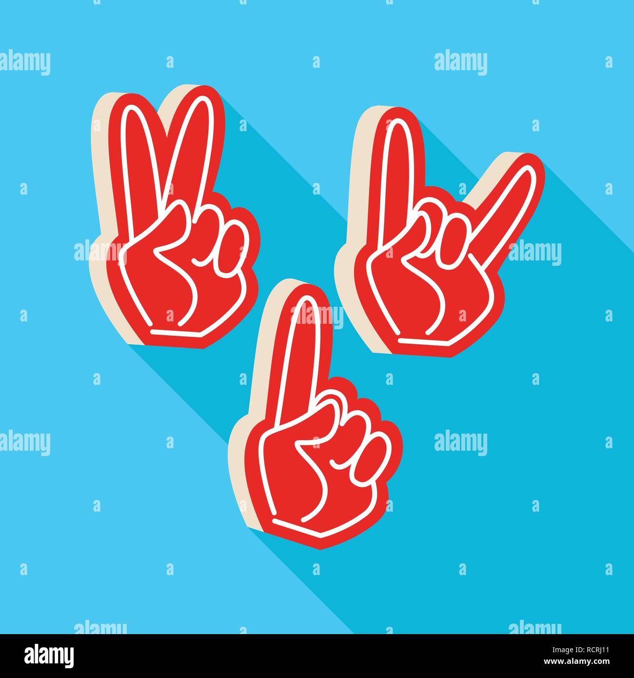 Vector design of own and textile icon. Set of own and safety stock ...