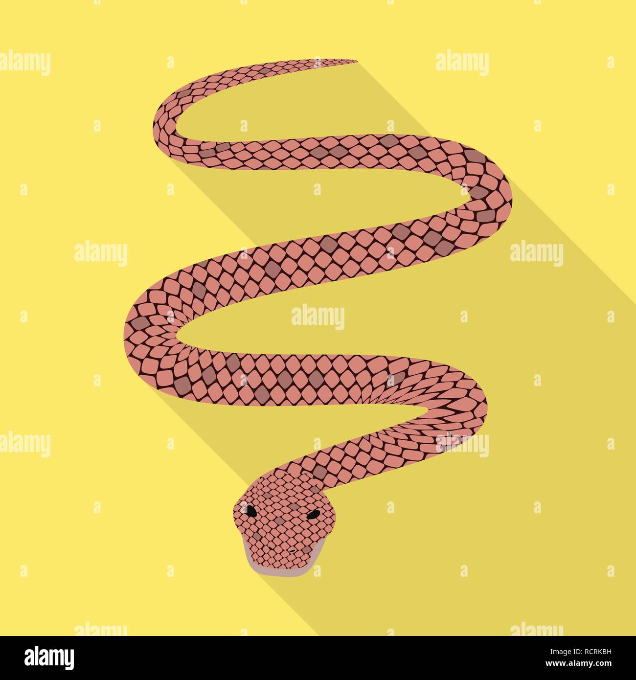 Vector Design Of Skin And Reptile Icon Collection Of Skin And Danger Vector Icon For Stock