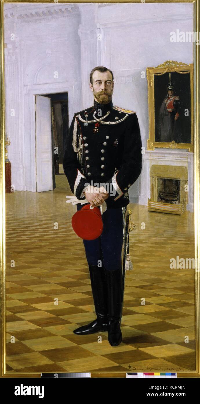 Portrait of Emperor Nicholas II (1868-1918). Museum: State Russian ...
