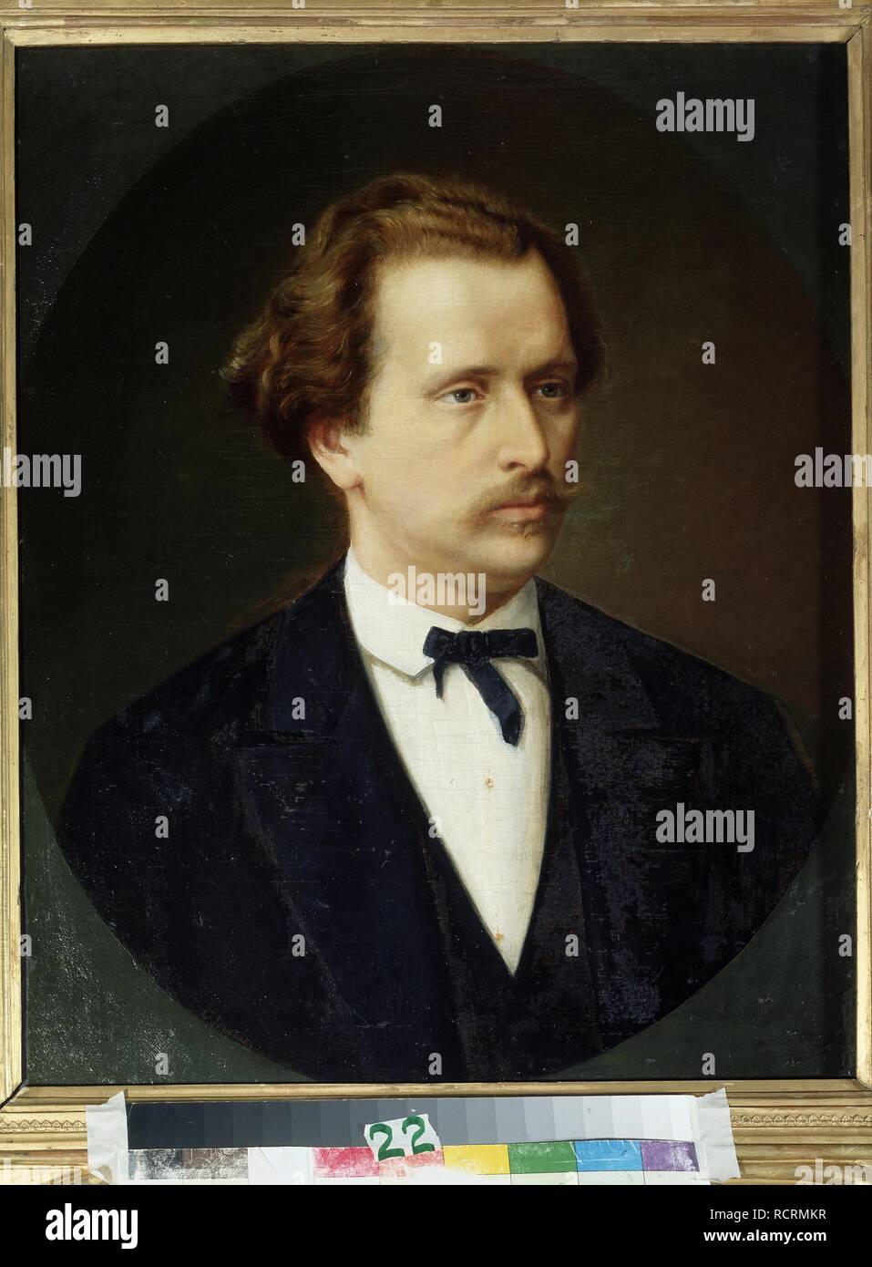 Portrait of the pianist and composer Nikolay Rubinstein (1835-1881 ...
