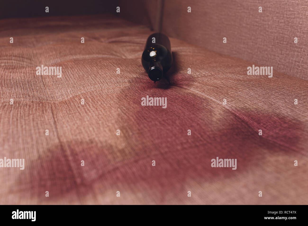 Spilt wine bottle hi-res stock photography and images - Alamy