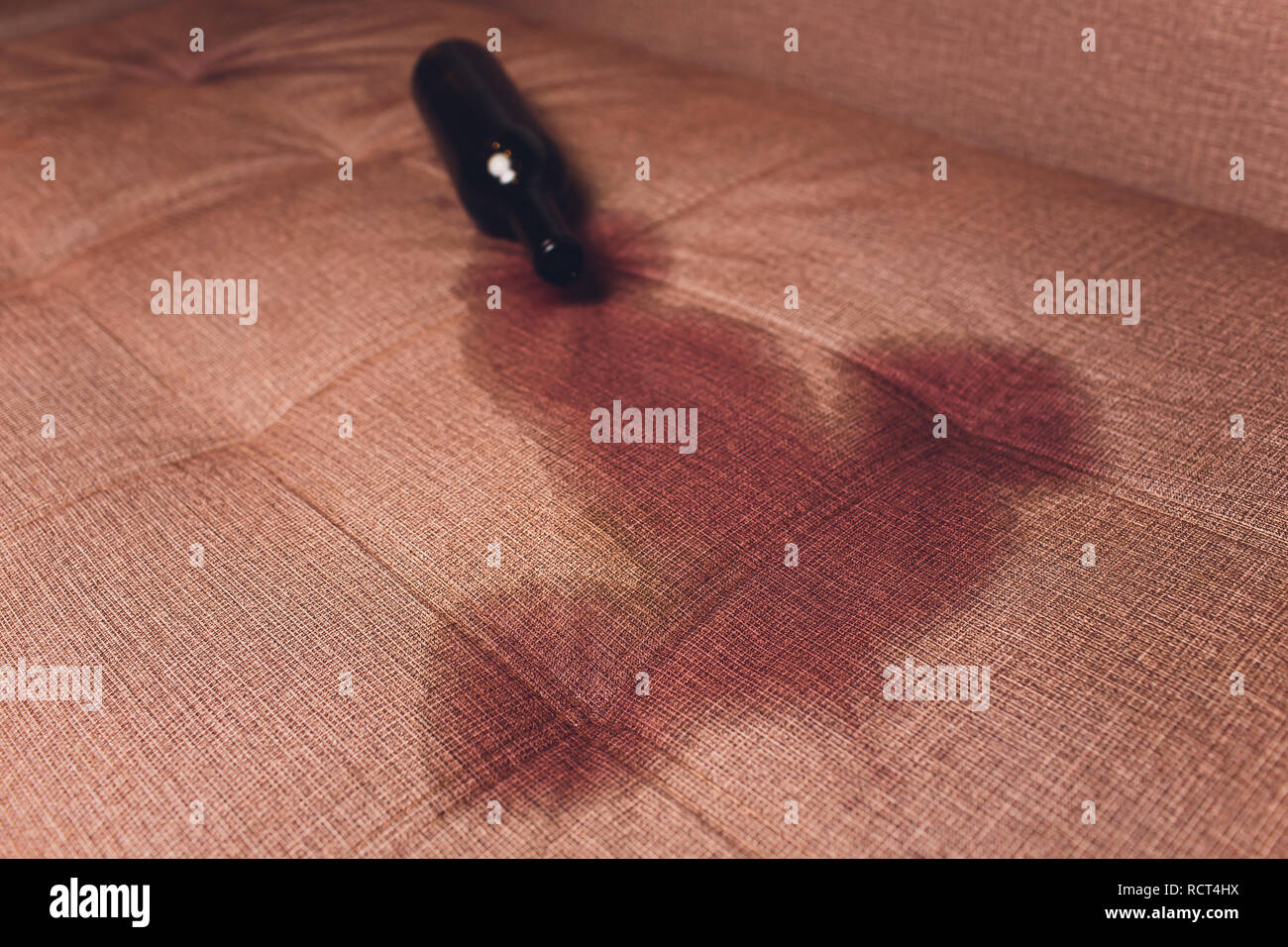 Spilt wine bottle hi-res stock photography and images - Alamy