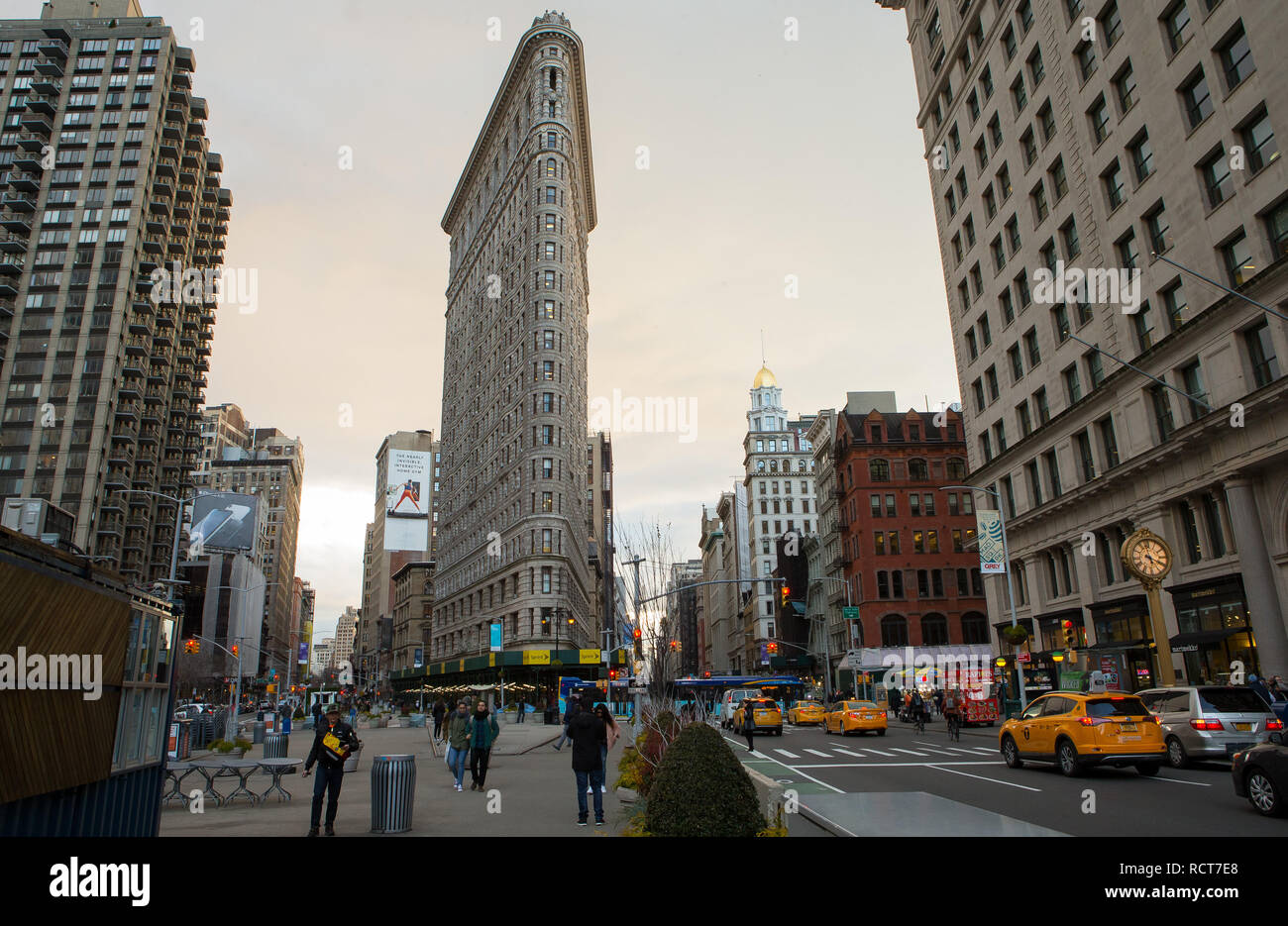 General View GV of The Flatiron Building, originally the Fuller ...