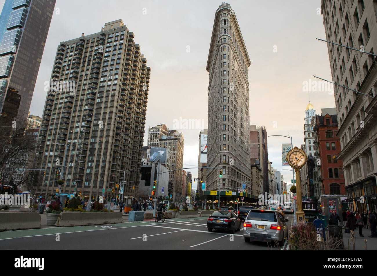 General View GV of The Flatiron Building, originally the Fuller ...