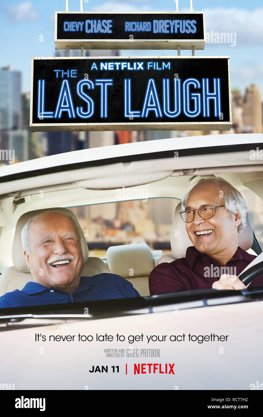 THE LAST LAUGH, US poster, from left: Richard Dreyfuss, Chevy Chase ...