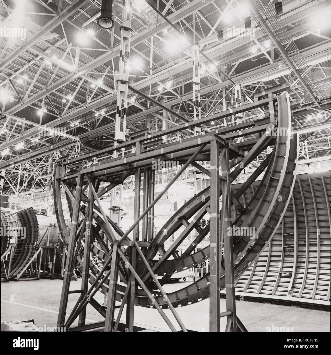 Infrastructure of 747, Boeing Stock Photo - Alamy