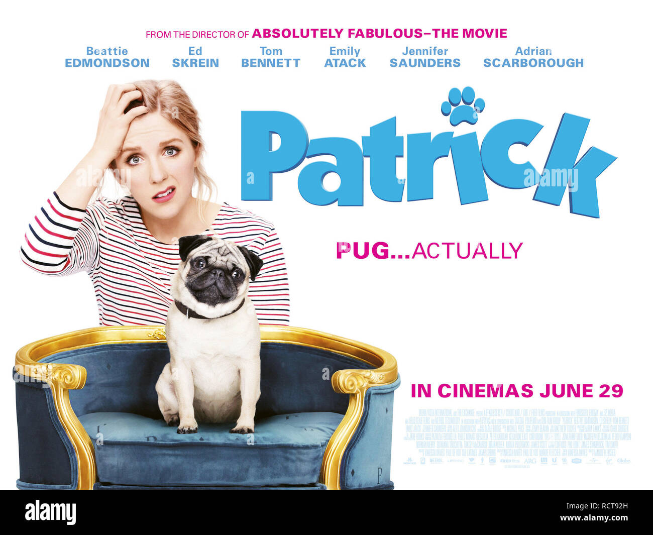 PATRICK, British poster, Beattie Edmondson, Patrick, 2018. © Walt ...