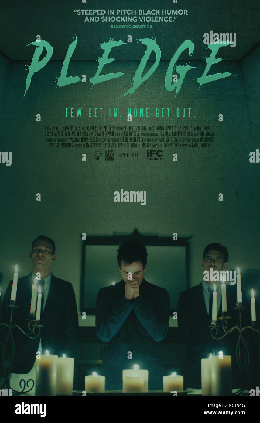 PLEDGE, US poster, from left: Cameron Cowperthwaite, Aaron Dalla Villa ...