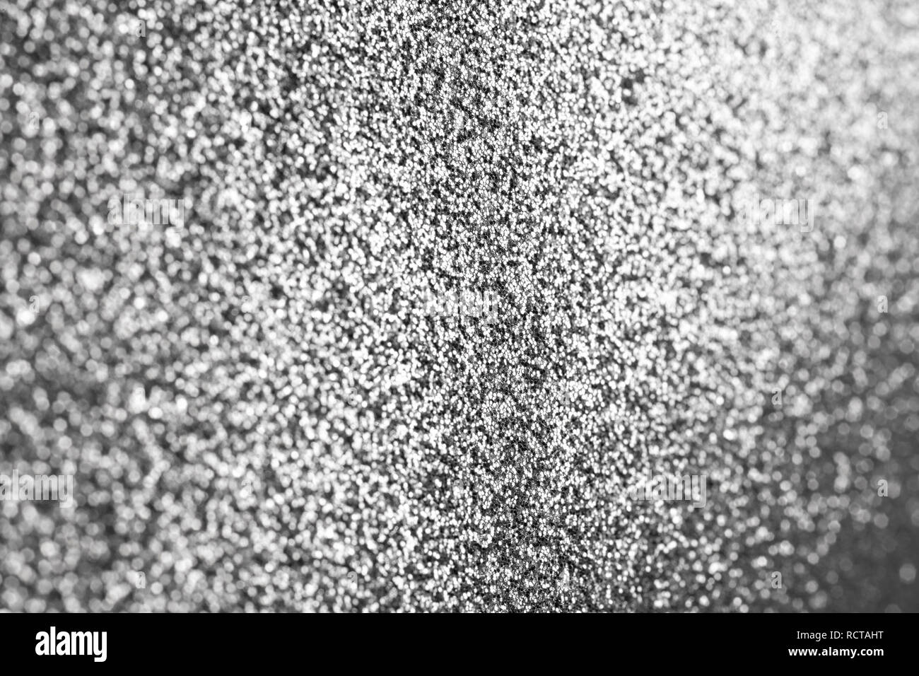 Detailed texture of glittering silver dust surface for christmas Stock ...