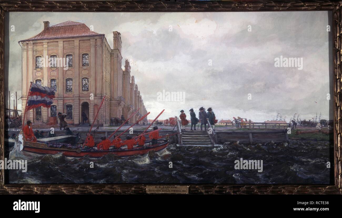 St petersburg at the beginning of the 18th century hi-res stock ...