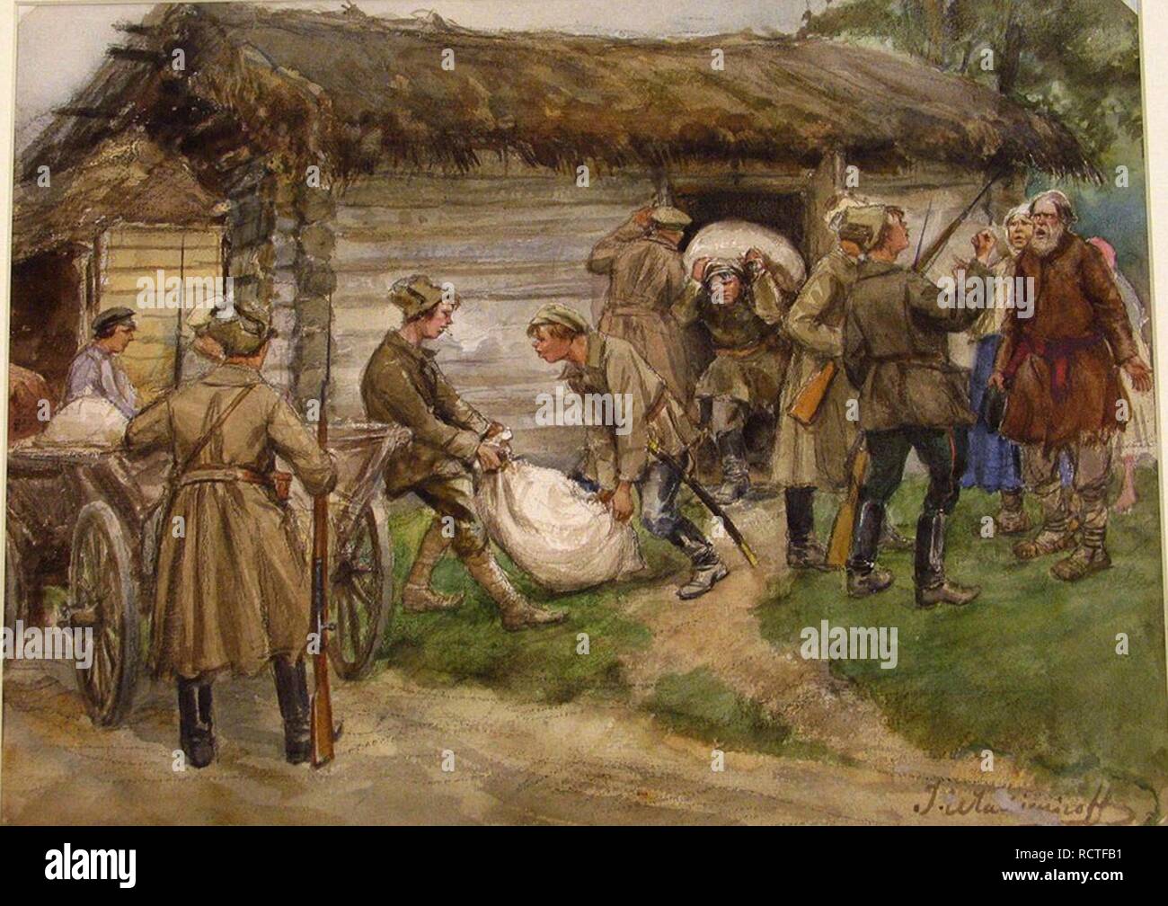 Russian peasants 19th hi-res stock photography and images - Alamy