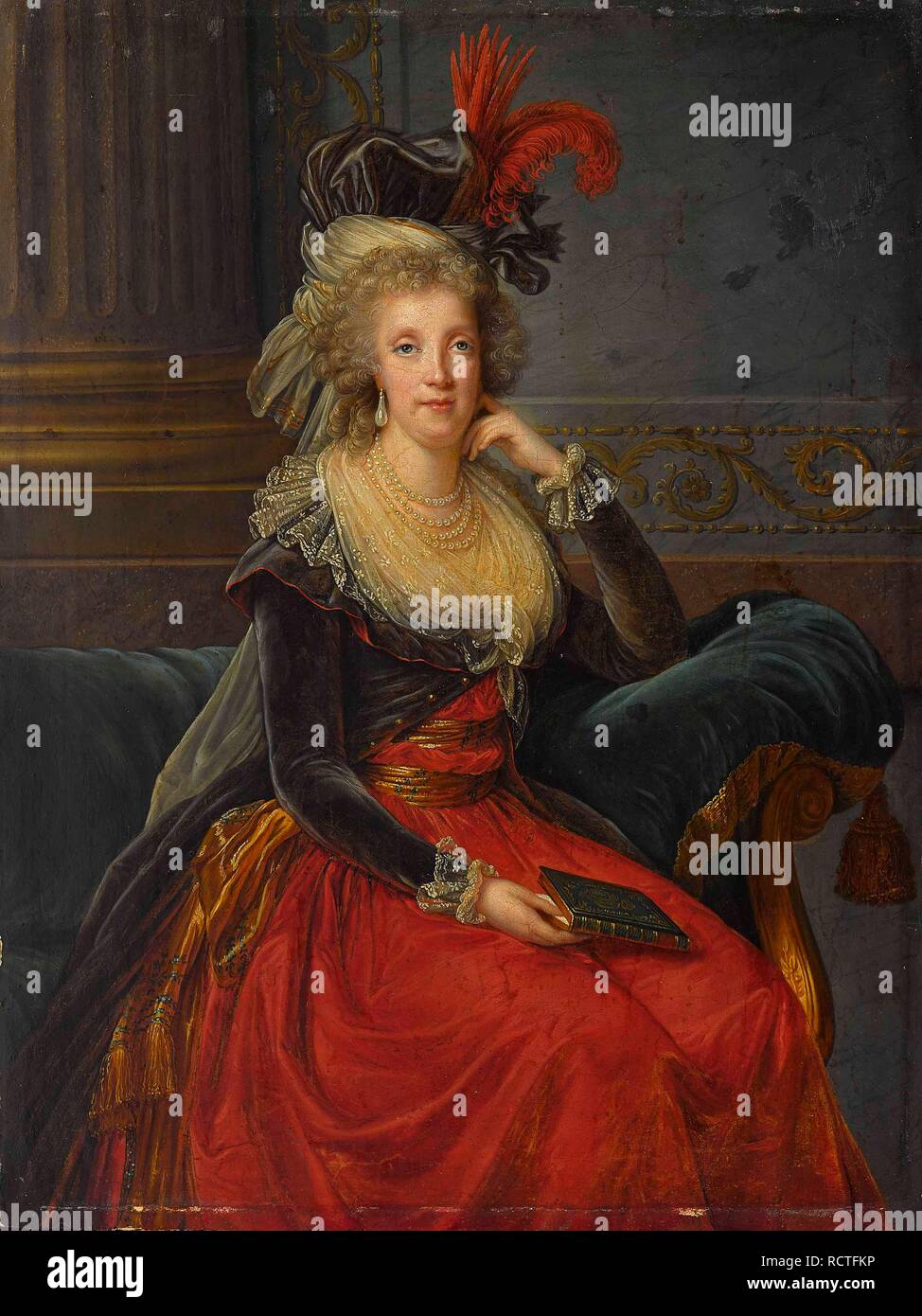 Portrait of Maria Carolina of Austria (1752-1814). Museum: PRIVATE ...