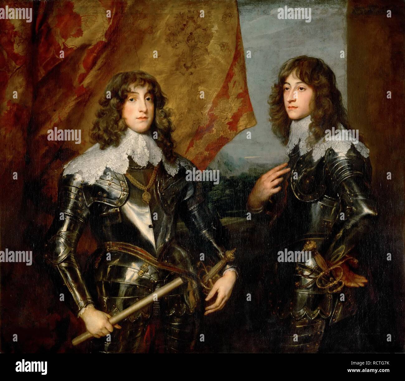 Charles I Louis (1617-1680), Elector Palatine, and his Brother, Prince ...