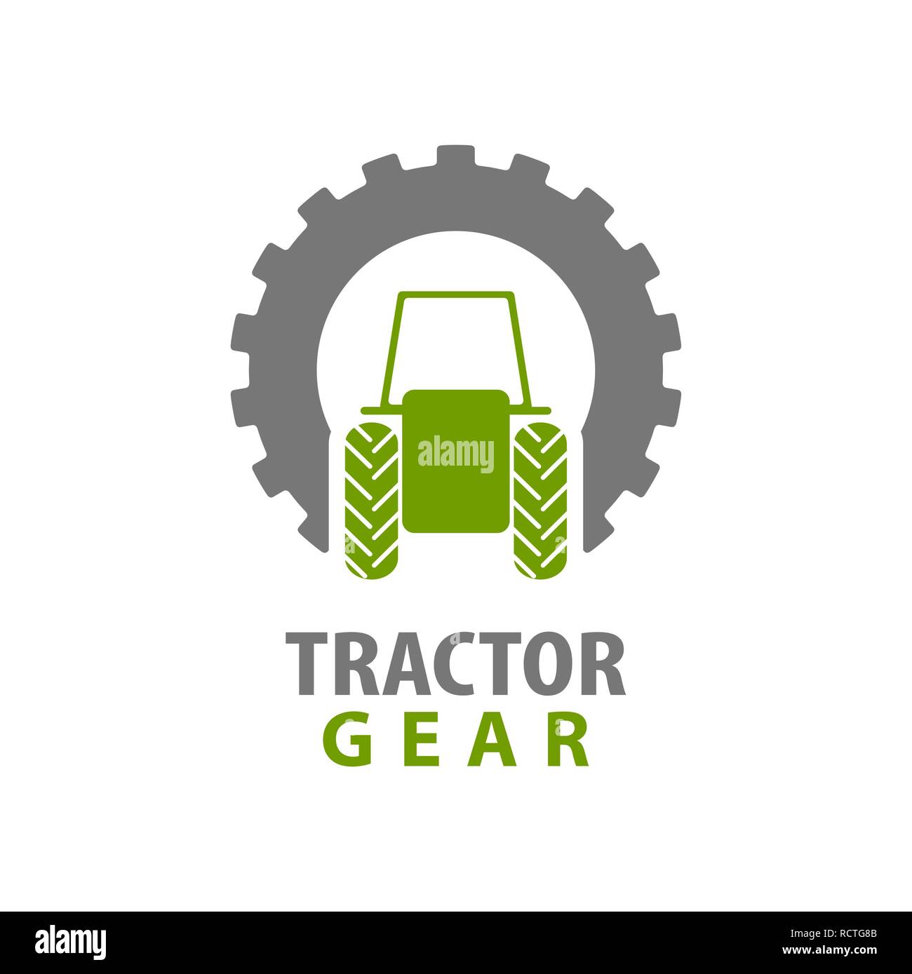 Tractor gear logo concept design. Symbol graphic template element ...